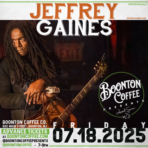 Presents Series: Jeffrey Gaines – Boonton Coffee